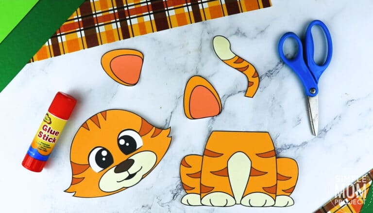 Free Printable Cat Craft Template – Simple Mom Project