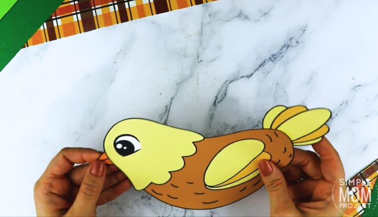 Free Printable Chicken Craft Template – Simple Mom Project
