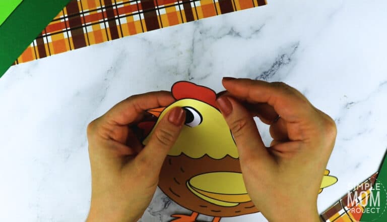 Free Printable Chicken Craft Template – Simple Mom Project