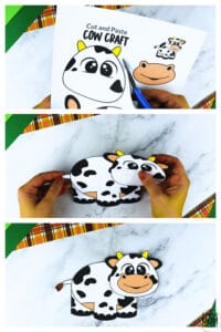 Free Printable Cow Craft Template - Simple Mom Project