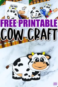 Free Printable Cow Craft Template - Simple Mom Project