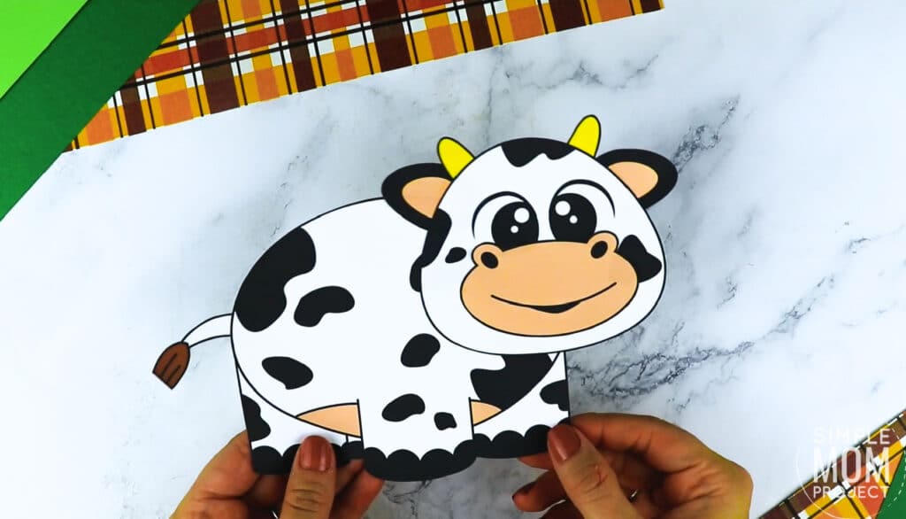 Free Printable Cow Craft Template - Simple Mom Project