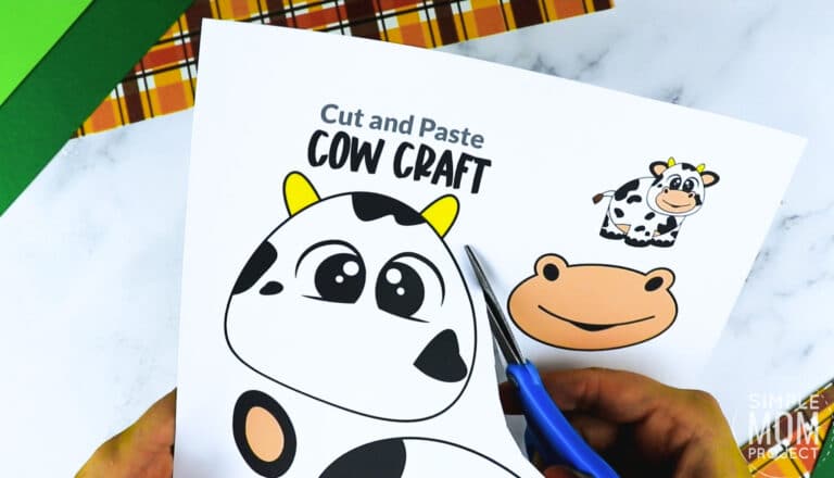Free Printable Cow Craft Template - Simple Mom Project