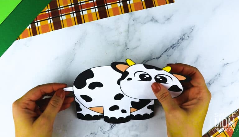 Free Printable Cow Craft Template - Simple Mom Project