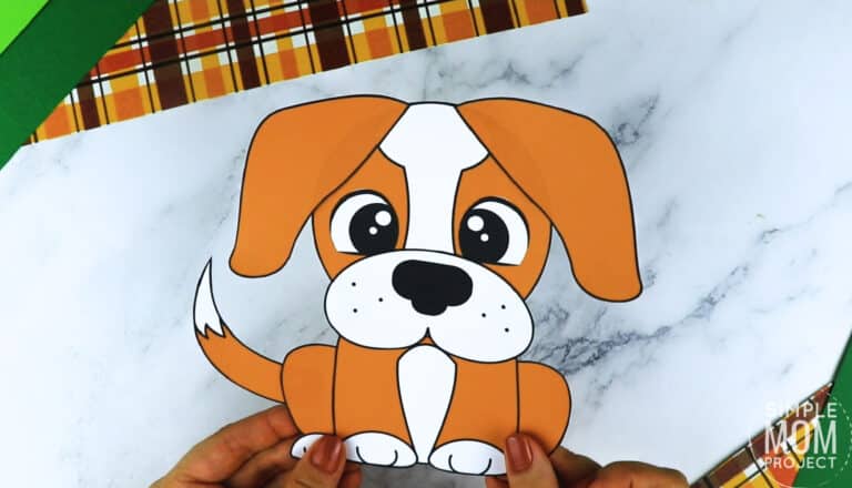 Free Printable Dog Craft Template - Simple Mom Project