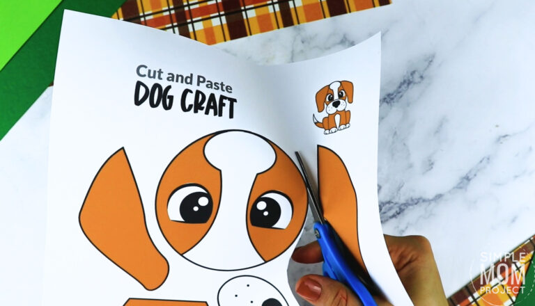 Free Printable Dog Craft Template - Simple Mom Project