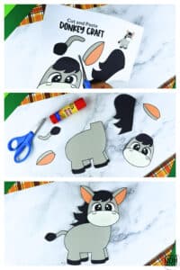 Free Printable Donkey Craft Template - Simple Mom Project