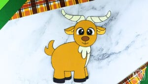 Free Printable Goat Craft Template - Simple Mom Project