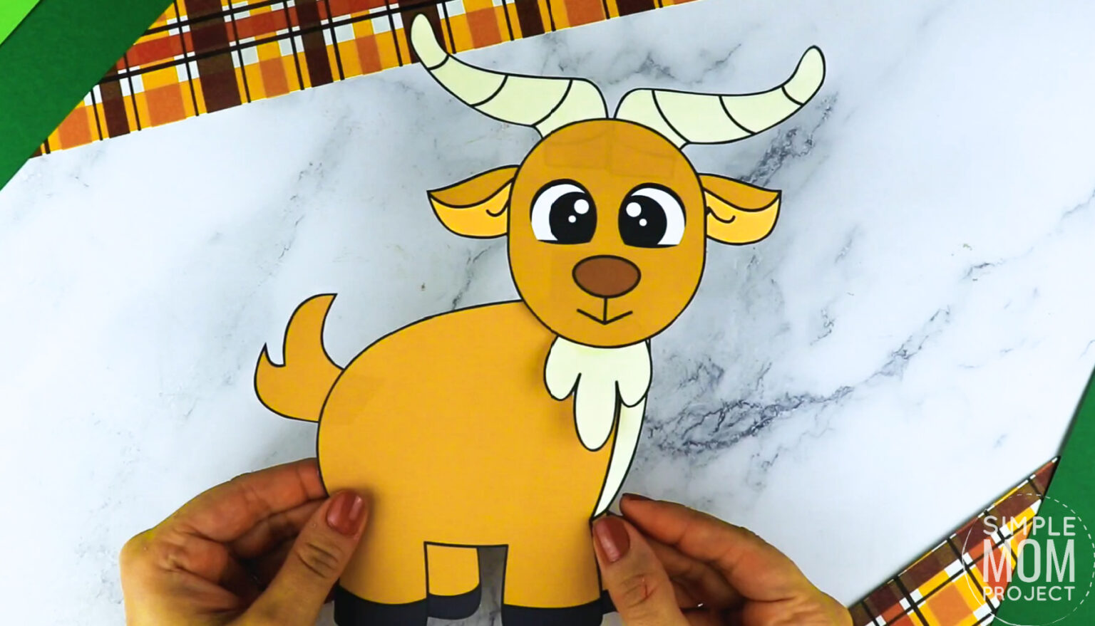 Free Printable Goat Craft Template - Simple Mom Project