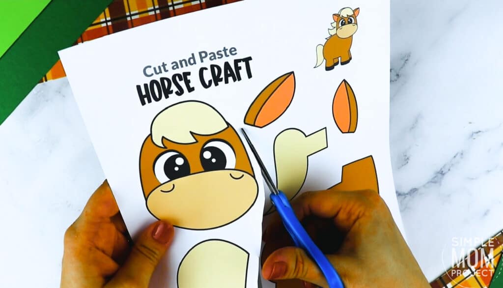Free Printable Horse Craft Template - Simple Mom Project