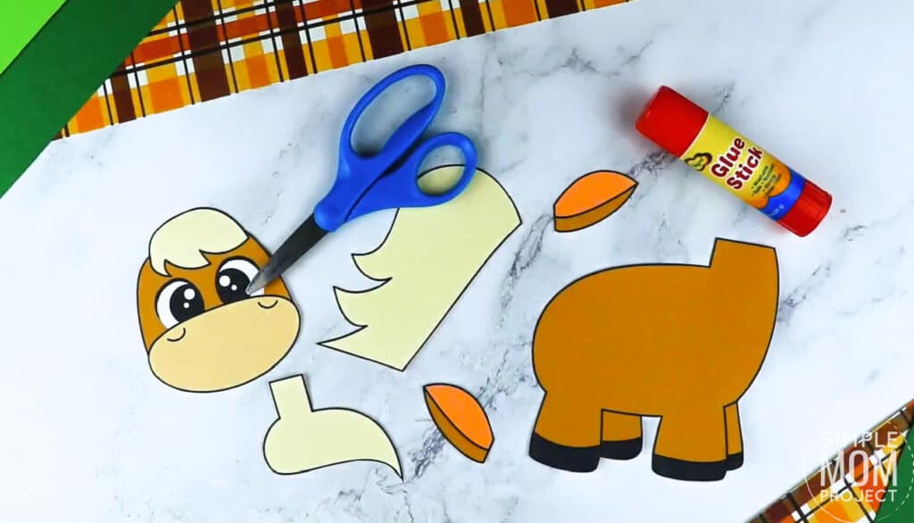 Free Printable Horse Craft Template - Simple Mom Project