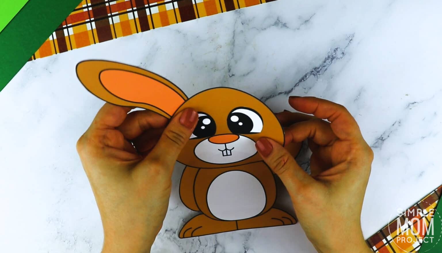 Free Printable Rabbit Craft Template - Simple Mom Project