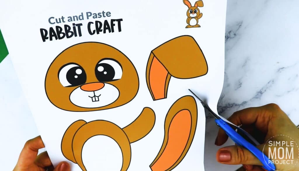 Free Printable Rabbit Craft Template - Simple Mom Project