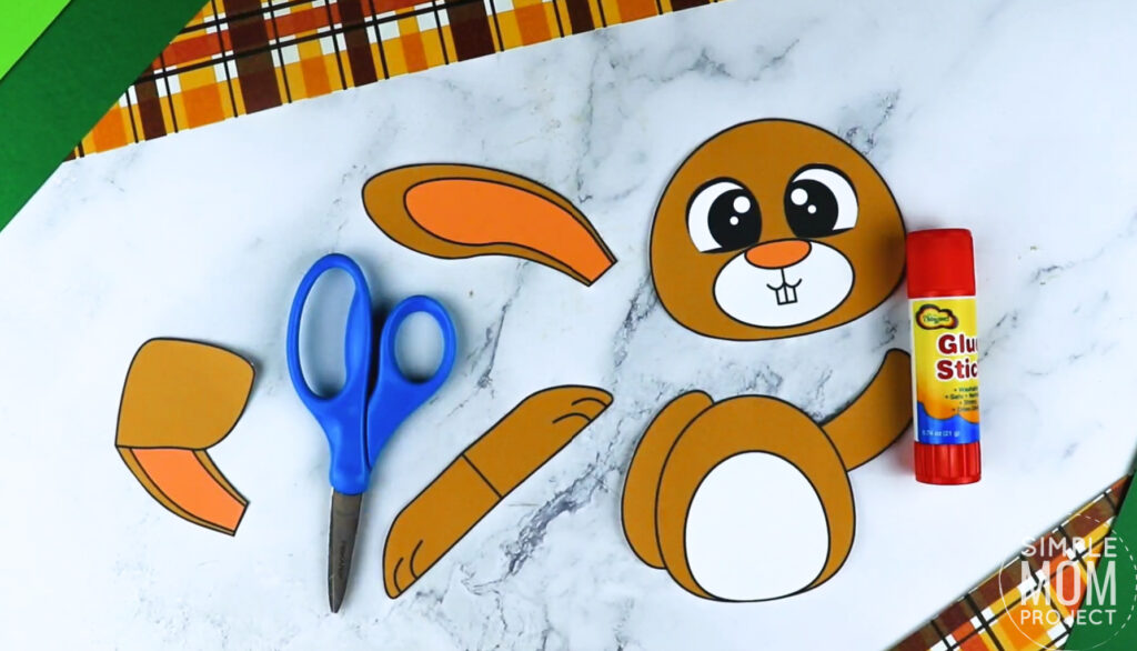 Free Printable Rabbit Craft Template - Simple Mom Project