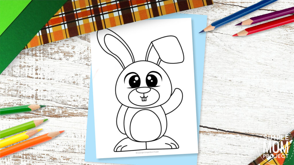 Free Printable Farm Rabbit Template - Simple Mom Project