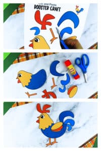 Free Printable Rooster Craft Template - Simple Mom Project