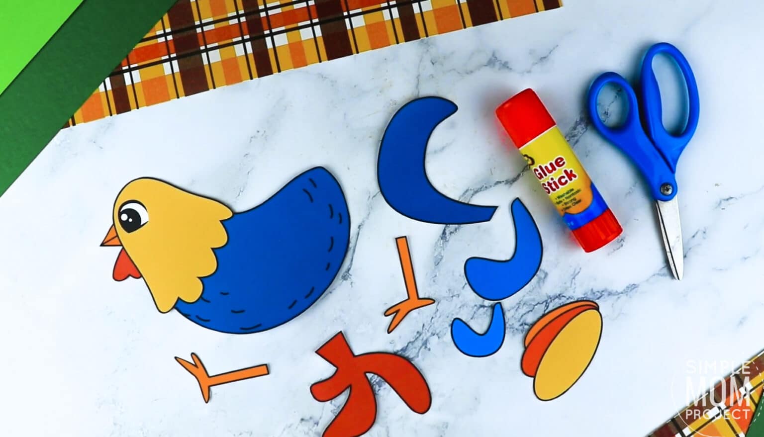 Free Printable Rooster Craft Template – Simple Mom Project