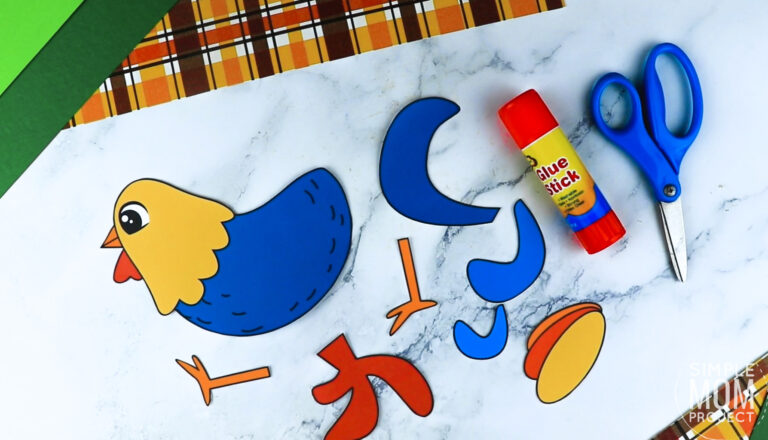 Free Printable Rooster Craft Template – Simple Mom Project