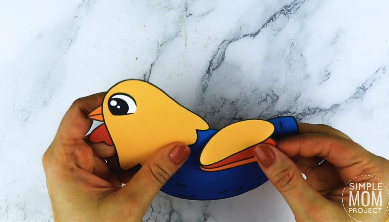 Free Printable Rooster Craft Template – Simple Mom Project