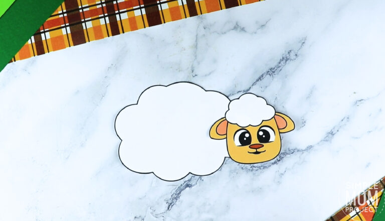 Free Printable Sheep Craft Template – Simple Mom Project