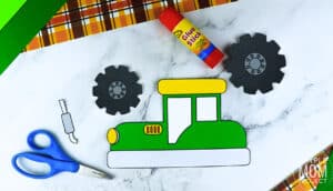 Free Printable Tractor Craft Template - Simple Mom Project