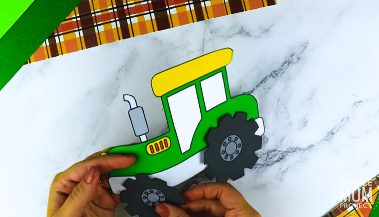 Free Printable Tractor Craft Template - Simple Mom Project
