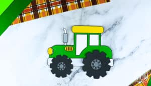 Free Printable Tractor Craft Template - Simple Mom Project