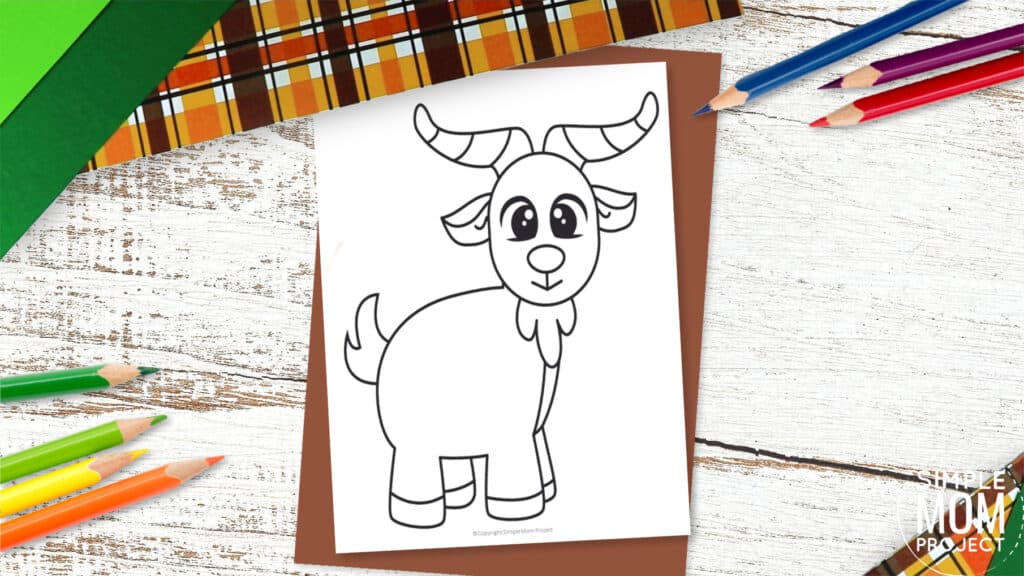Free Printable Goat Template - Simple Mom Project