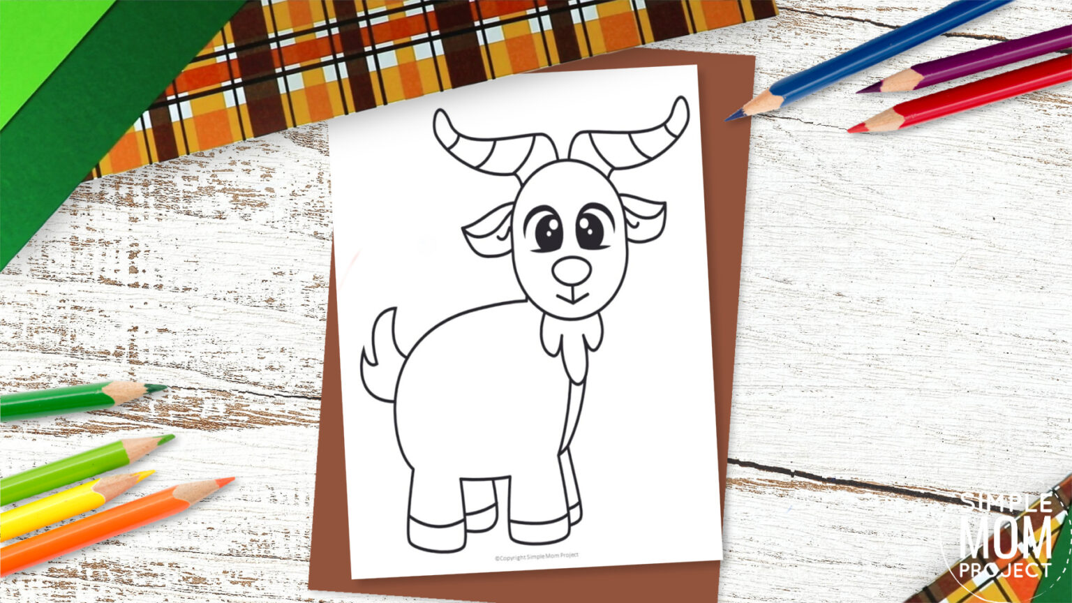 Free Printable Goat Template - Simple Mom Project