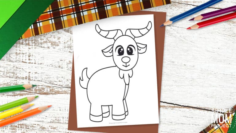 Free Printable Goat Template - Simple Mom Project