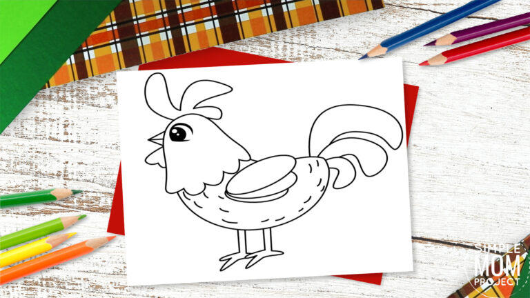 Free Printable Rooster Template - Simple Mom Project