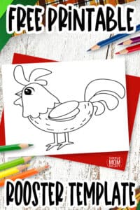 Free Printable Chicken Template – Simple Mom Project