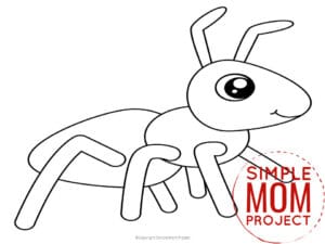 Free Printable Ant Template – Simple Mom Project
