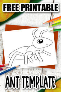 Free Printable Ant Template – Simple Mom Project