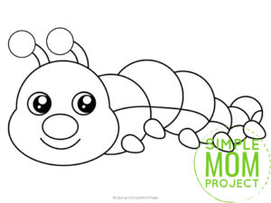 Free Printable Caterpillar Template – Simple Mom Project