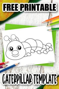 Free Printable Caterpillar Template – Simple Mom Project