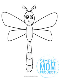 Free Printable Dragonfly Template – Simple Mom Project