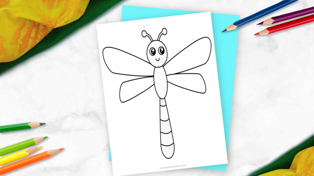 Free Printable Dragonfly Template – Simple Mom Project