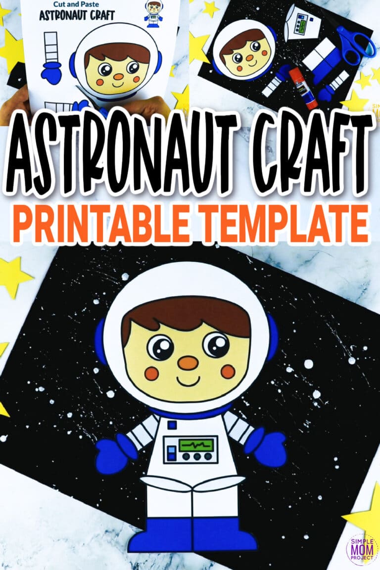 Astronaut Craft With Printable Template – Simple Mom Project