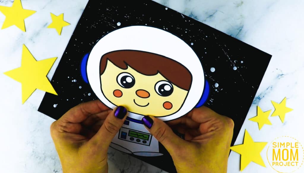 Astronaut Craft With Printable Template – Simple Mom Project