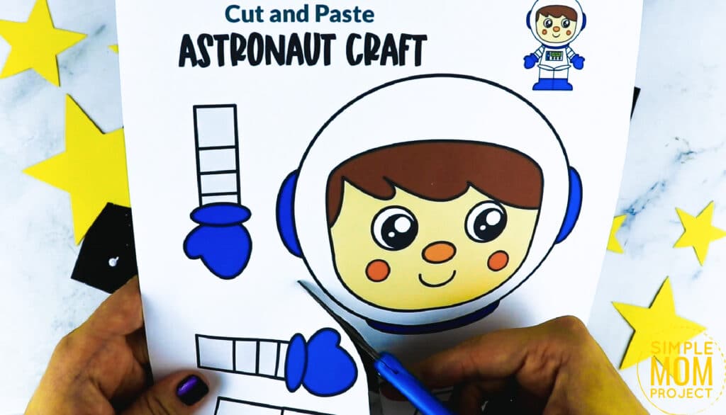 Astronaut Craft With Printable Template – Simple Mom Project
