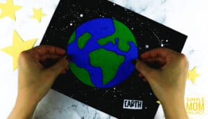 Cut and Paste Earth Craft with Earth Template – Simple Mom Project