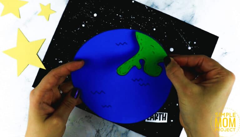 Free Earth Craft Template + Space and Solar System Activities for ...