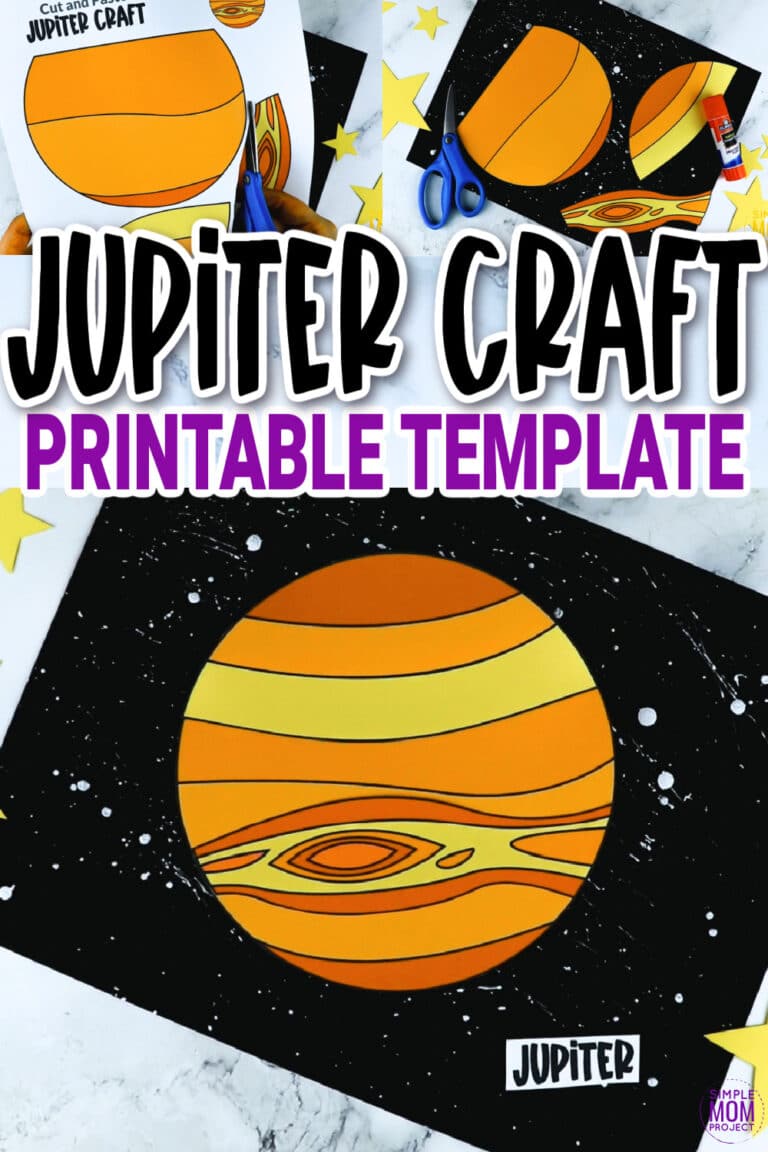 Mars Craft With Printable Template – Simple Mom Project
