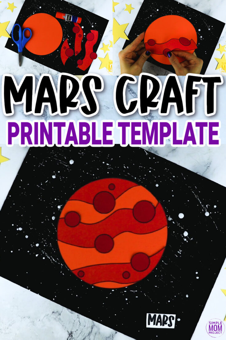 Pluto Craft With Printable Template – Simple Mom Project