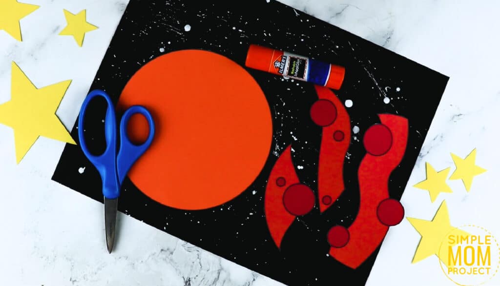 Mars Craft With Printable Template – Simple Mom Project