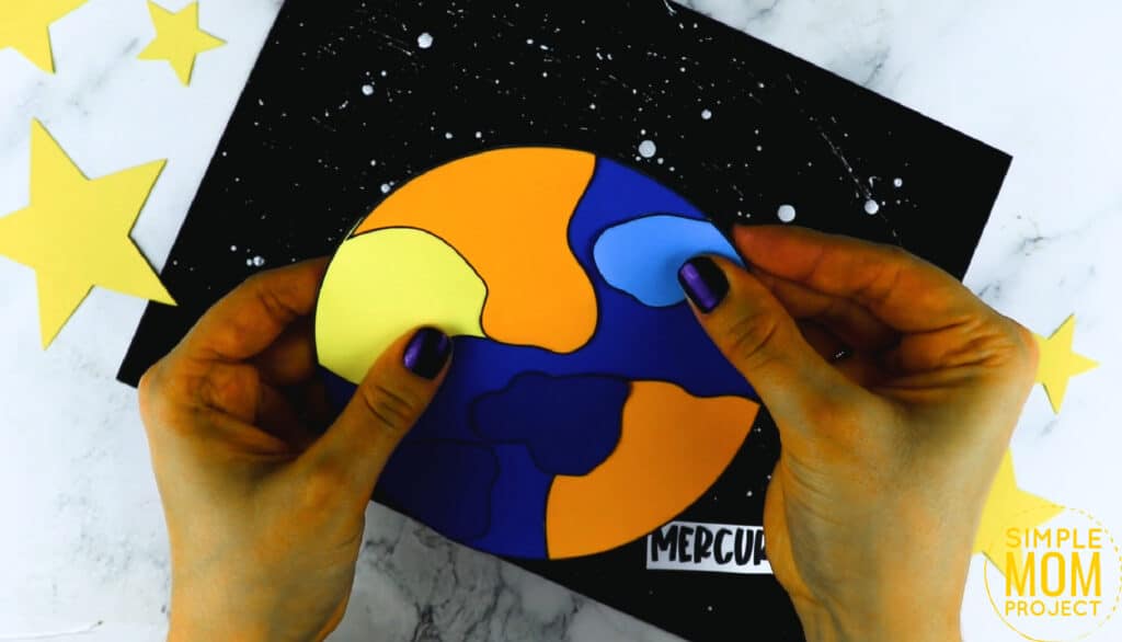Mercury Craft With Printable Template - Simple Mom Project