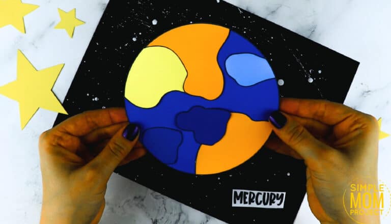 Mercury Craft With Printable Template - Simple Mom Project