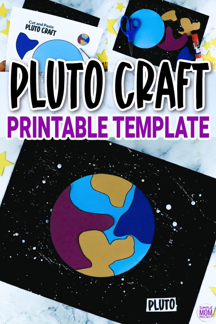 Pluto Craft With Printable Template – Simple Mom Project