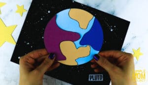 Pluto Craft With Printable Template – Simple Mom Project
